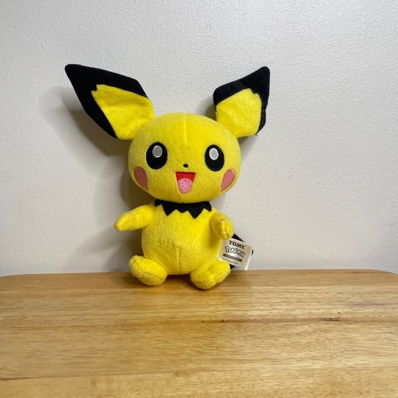 Pokemon | Toys | Tomy Pokemon Pichu Plush Stuffed Animal Character Toy ...